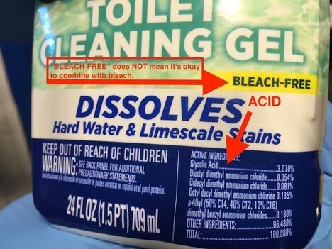 Dangers of Mixing Common Chemical Products - TURI